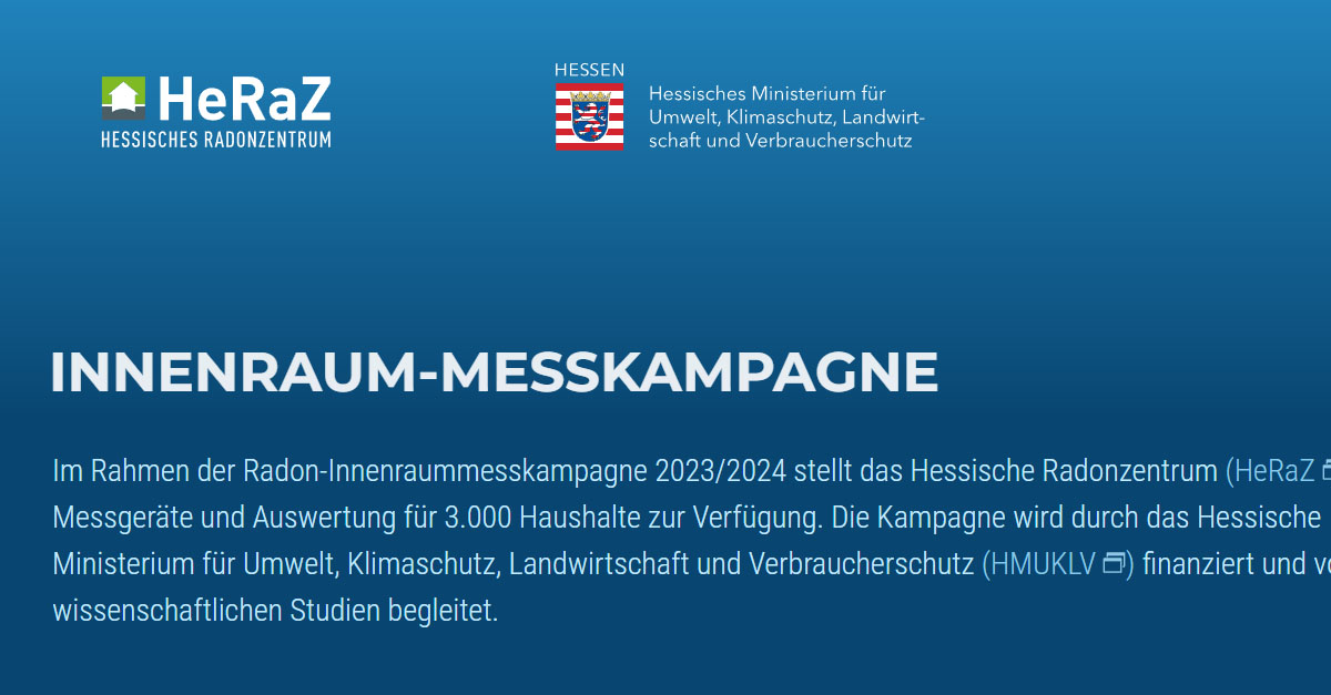 Innenraum-Messkampagne | Radon Einfach
